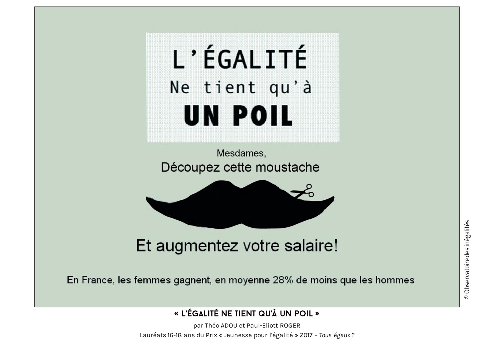 Lauréats 2017 – Prix Jeunesse égalité